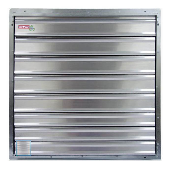 Commercial Exhaust Fan Shutter - Fan Accessories - CES Series ...