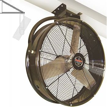 Triangle Wall Mounted Drum Fan - Drum and Barrel Fans - Triangle Direct ...
