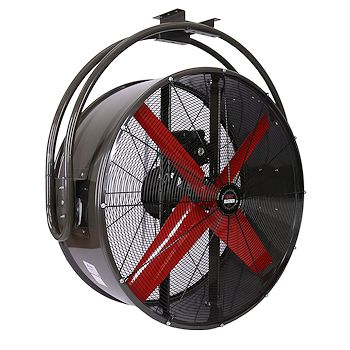 Ceiling Mount Belt Drive Barrel Fan - Drum and Barrel Fans - CMB Heat ...