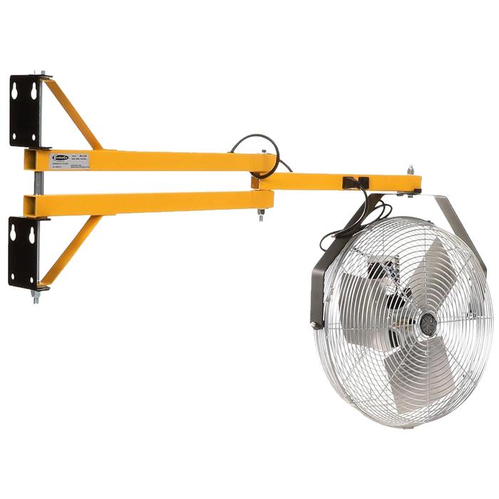 Working Fan with Pivoting Arm - Air Circulators: Pedestal, Wall and ...