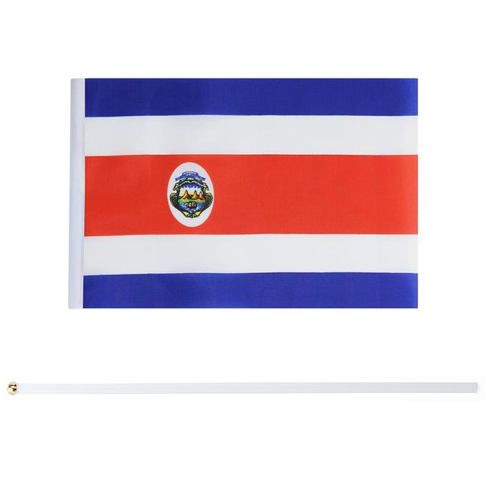 CRhandFlag, MXRHF-008, Flag of Costa Rica 100 Pieces - VentDepot.com