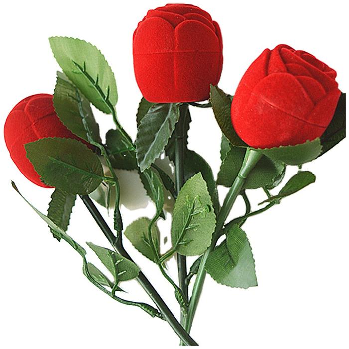 Caja de Anillos en Forma de Rosa - Z-SmileFun: 14 de Febrero ...