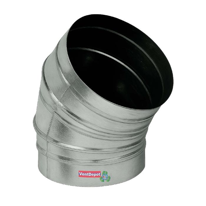 Codo 45 Grados Circular para Ducto - Ductos Redondos para Aire ...
