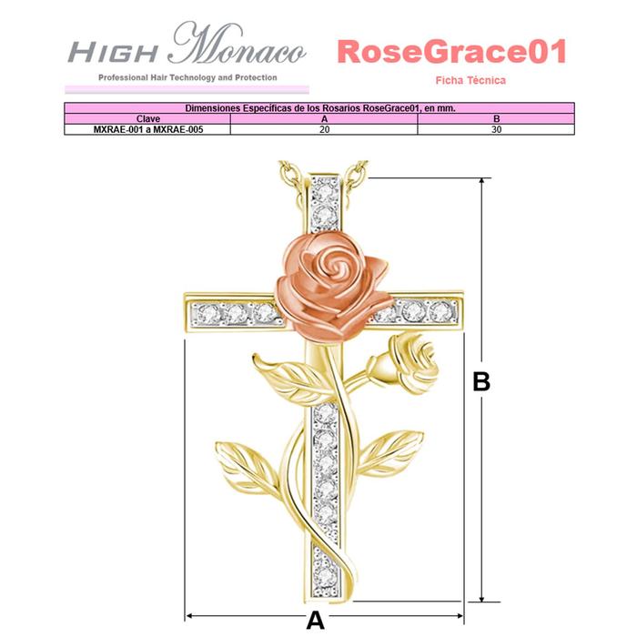 Cadenas de Cruz y Rosa - Z-High Monaco: Cadenas con Dijes de Cruz ...