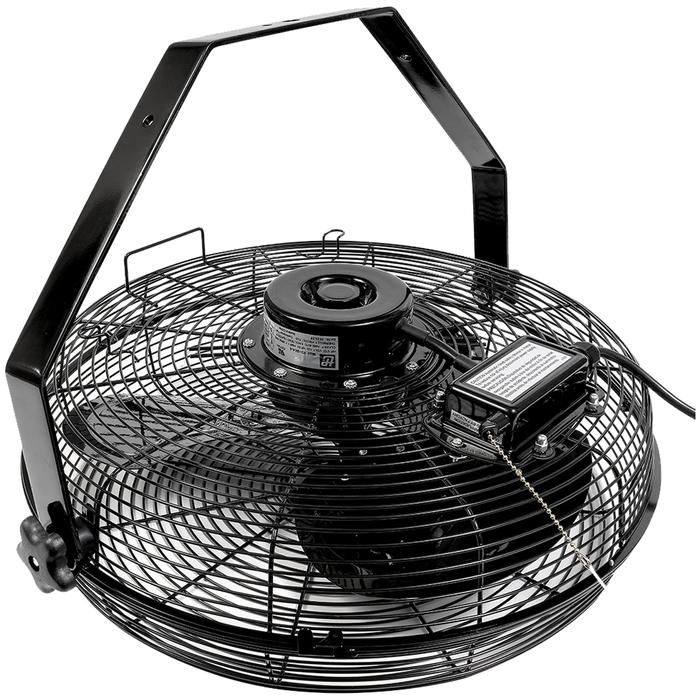 Fan with Elegant Design in Black - Air Circulators: Pedestal, Wall and ...