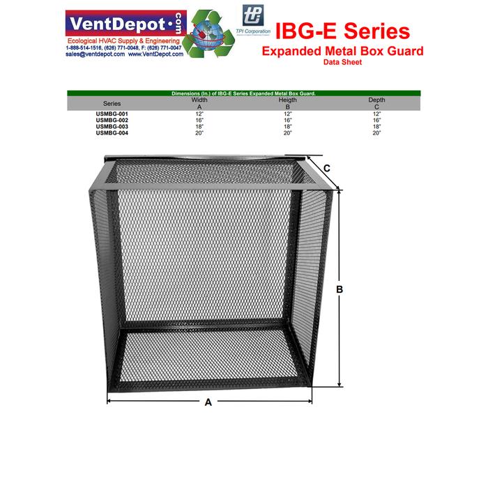 Heavy Duty Fan Wire Guard - Fan Accessories - IBG-E Series Expanded ...