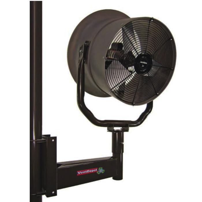 High Velocity Wall Mounted Fan - Industrial High Velocity Fans - JetAir ...