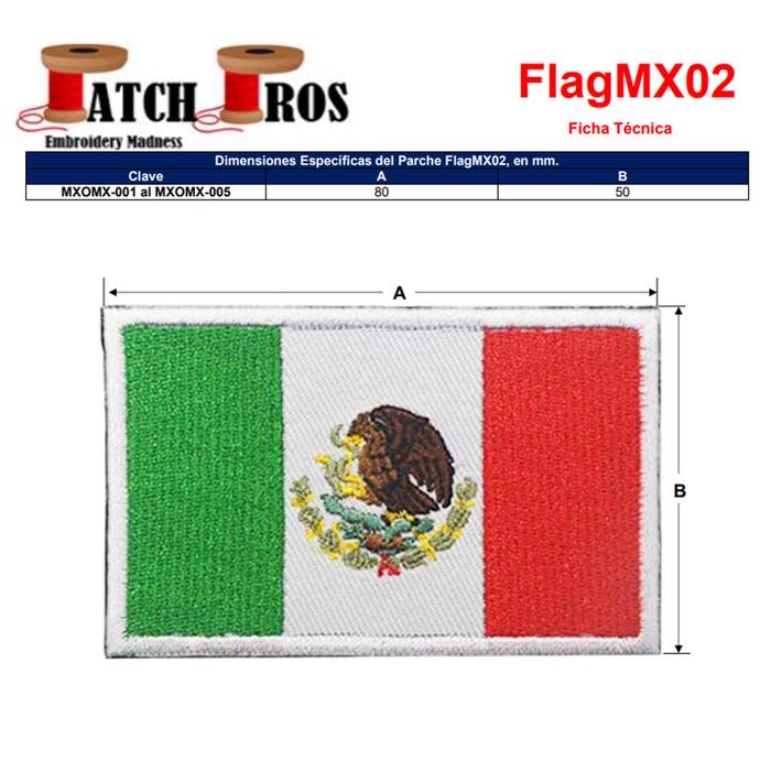 Parche MX Bordado con Velcro - Z-PatchPros: Parches Para Ropa Bordados ...