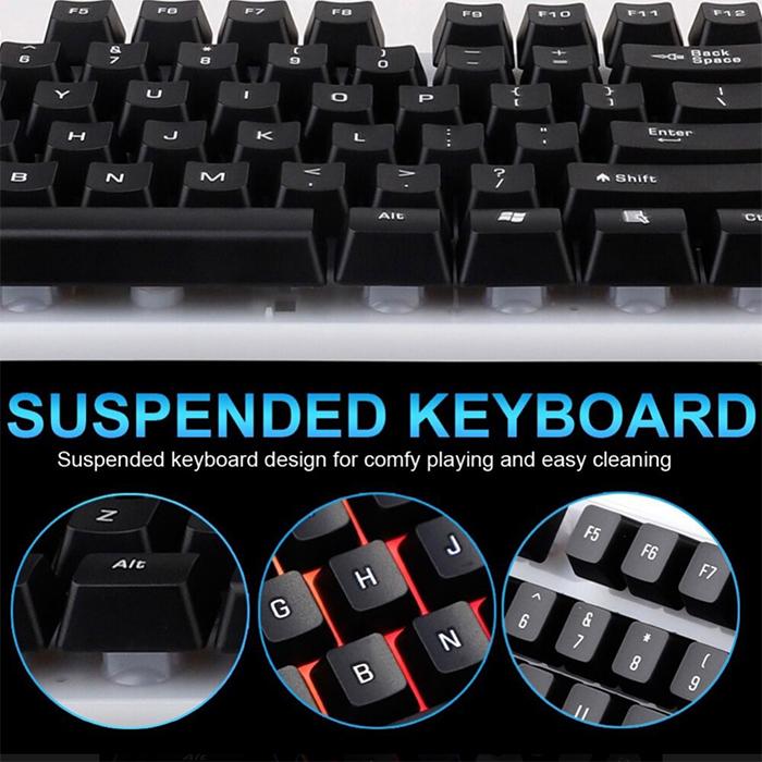 Teclado con luz LED Gamer - Z-HotShot Teclados - LightKey - VentDepot.com